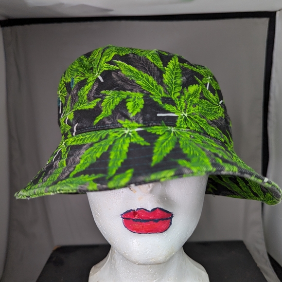 Top Level | Accessories | Weed Cannabis Bucket Hat Marijuana Leaf Hat | Poshmark